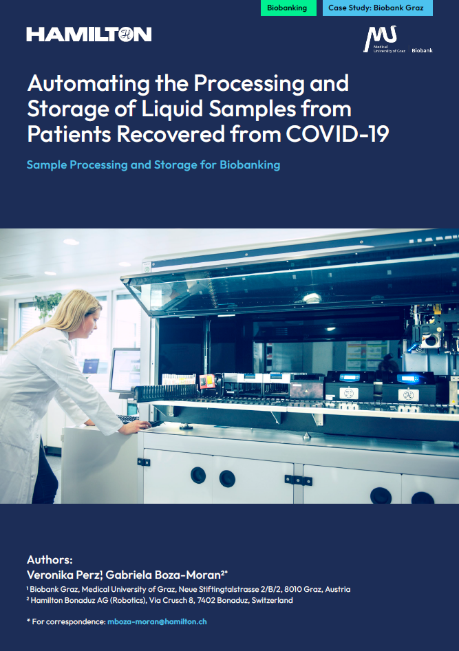 Hamilton Robotics | Biobank Graz Automation Case Study